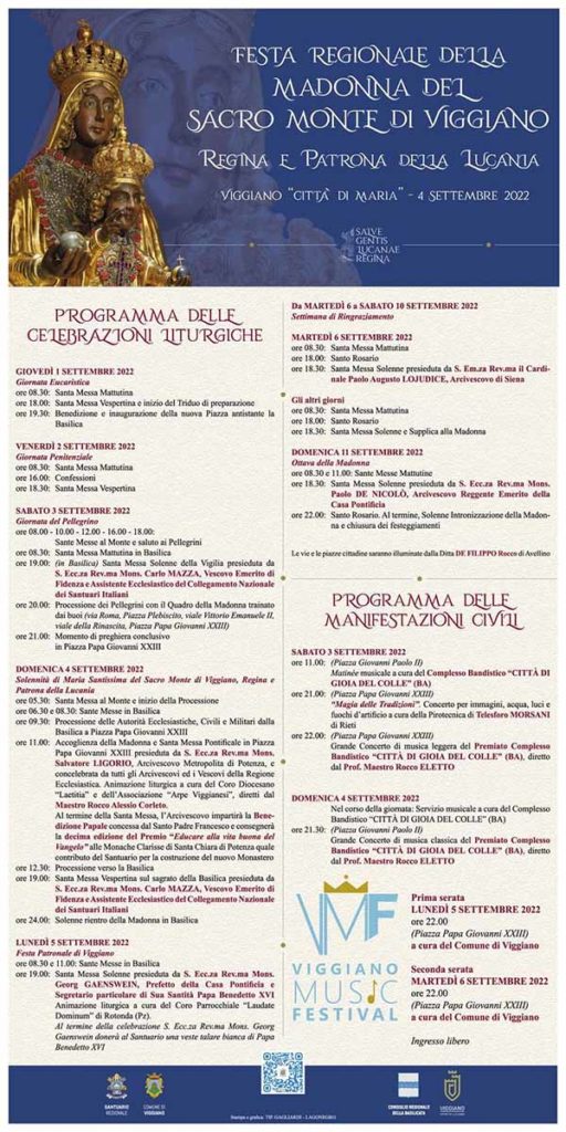 È tutto pronto per festeggiare la Patrona della Basilicata: la Madonna ...